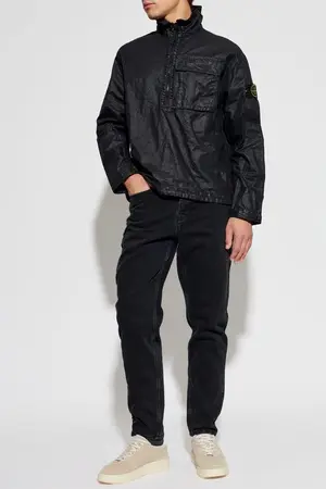Stone Island Lightweight Jacket With Stand-up Collar
