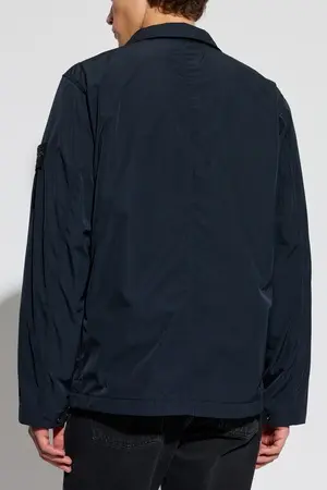 Stone Island Lightweight Jacket With Logo Patch