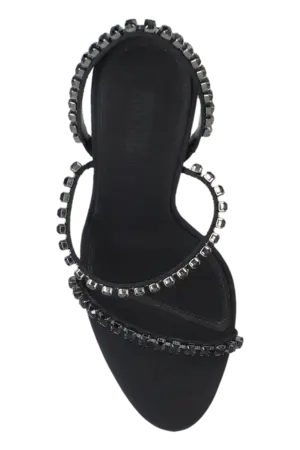 Paris Texas Heeled Sandals With Crystal Embellishments