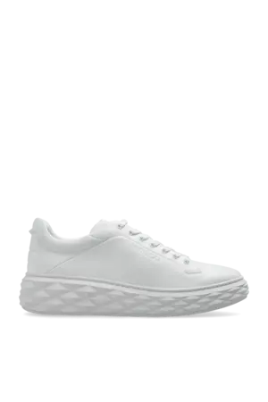 JIMMY CHOO Diamond Low-top Sneakers - White