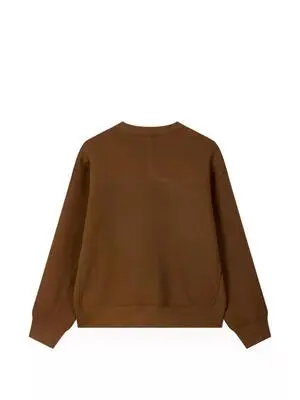 STUDIO TOMBOY Printed Crewneck Sweatshirt - Brown