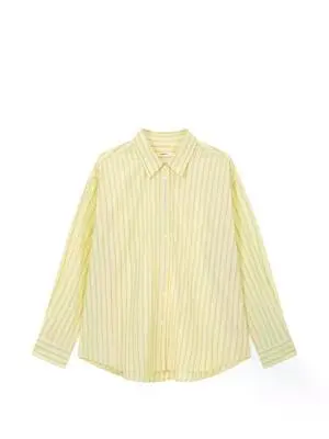 STUDIO TOMBOY Striped Button-down Shirt - Yellow