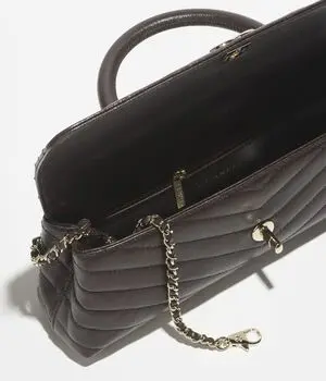 Chanel Maxi Flap Bag With Top Handle