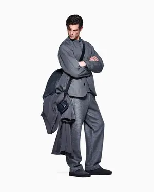 Giorgio Armani Technical Twill Shirt Jacket
