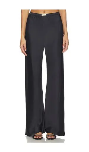Comme Si Silk Bias Pant - Black