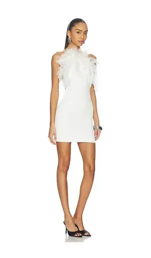 Attico Mini Feather Dress