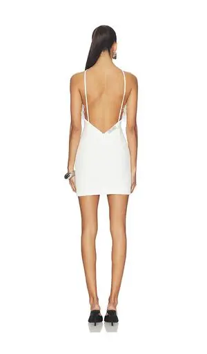 Attico Mini Feather Dress