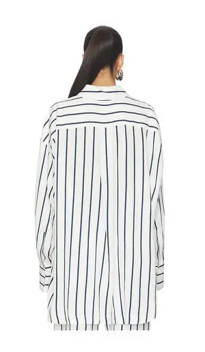 Attico Striped Button Down Shirt
