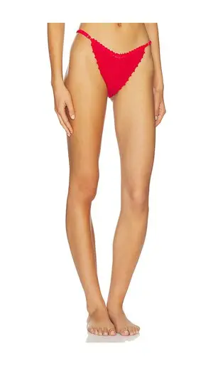 CAPITTANA Rose Bikini Bottom - Red
