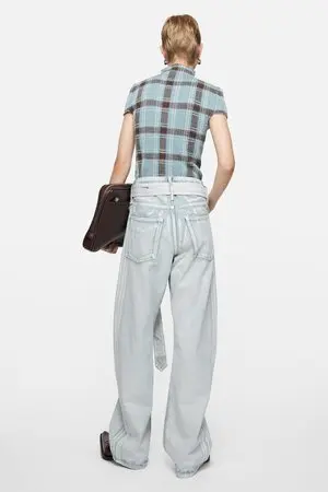Acne Studios Denim Trousers With Belt
