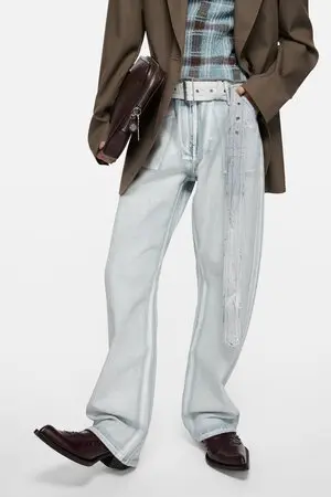 Acne Studios Denim Trousers With Belt