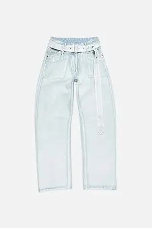Acne Studios Denim Trousers With Belt