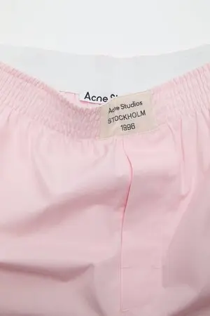 Acne Studios Cotton Poplin Casual Shorts