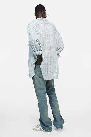 Acne Studios Linen Check Button-up