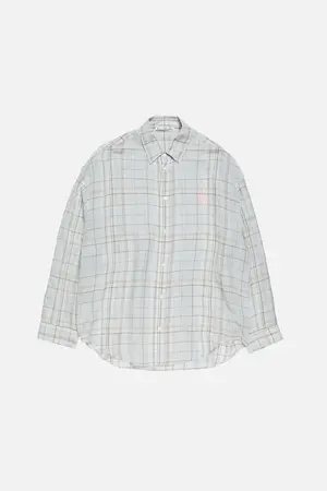 Acne Studios Linen Check Button-up