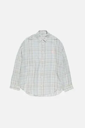 Acne Studios Linen Check Button-up