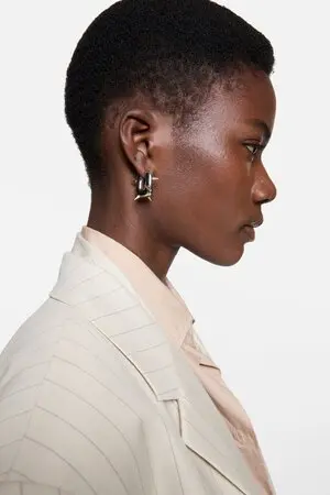 Acne Studios Chunky Loop Earrings