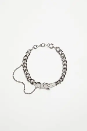 Acne Studios Buckle Chain Necklace