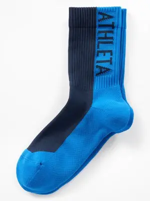 Athleta High Performance Crew Socks - Eclipse/breaker