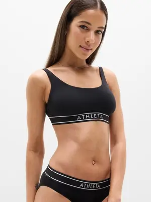 Athleta Low Key Bralette A-c - Black