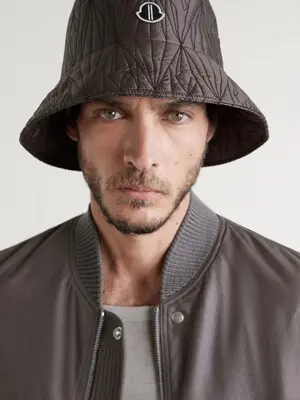 Rick Owens X Moncler Padded Quilted Shell Bucket Hat