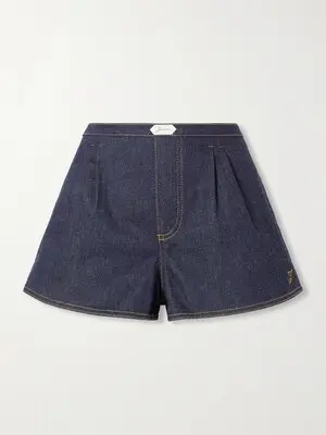 Jacquemus Amelo Embroidered Denim Shorts