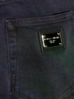Dolce & Gabbana 5-pocket Jeans With Metal Patch