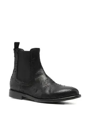 SOMMET Textured Ankle Chelsea Boots