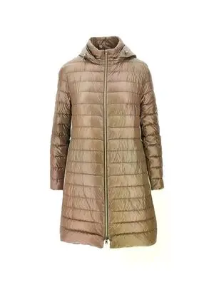 Herno Hooded Padded Coat - Neutrals
