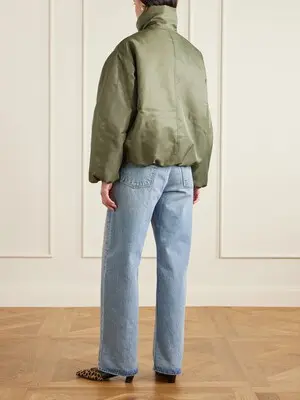 ANINE BING Cyrus Shell Bomber Jacket