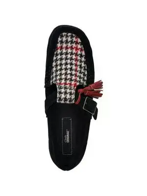 Clarks Wallabee T-bar Loafers - Black