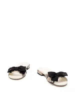 Prada Bow Sandals