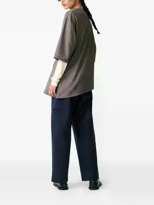 Studio Nicholson Asymmetric Pleat Top - Grey