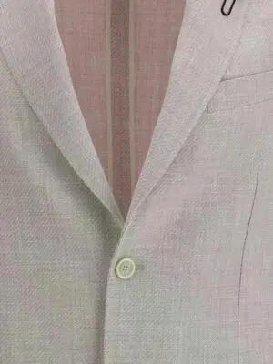 LARDINI Roma Button Jacket - Neutrals