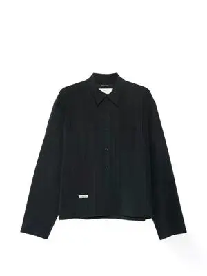 SONG FOR THE MUTE Pinstripe Chest-pocket Shirt