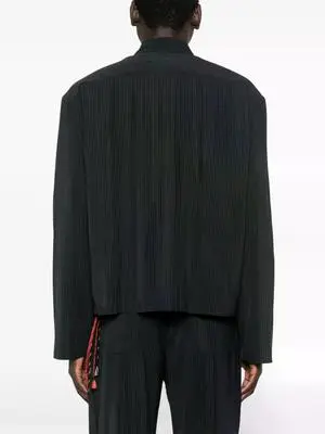 SONG FOR THE MUTE Pinstripe Chest-pocket Shirt