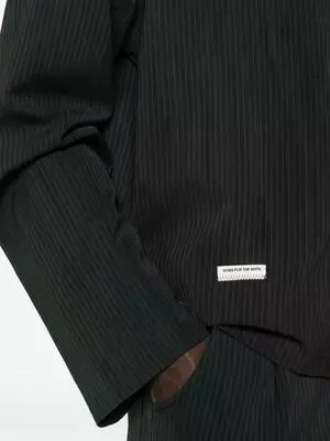 SONG FOR THE MUTE Pinstripe Chest-pocket Shirt