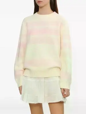 TOUT A COUP Striped Crew Neck Long Sleeve Sweater
