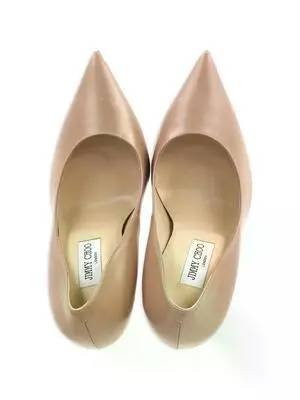 JIMMY CHOO Anouk Pointed-toe Pumps - Neutrals