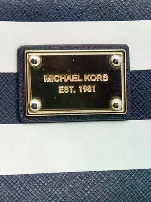 Michael Kors Striped Leather Wallet