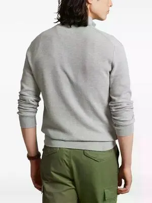 Polo Ralph Lauren Long-sleeve Zip-fastening Sweater - Grey
