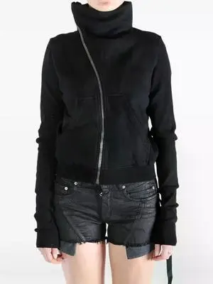 Rick Owens Zip-up Sweatshirt - Black