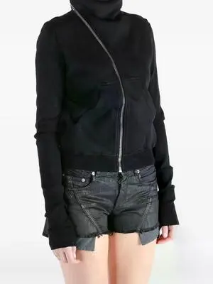 Rick Owens Zip-up Sweatshirt - Black