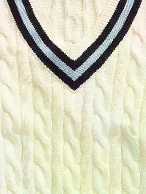 Polo Ralph Lauren Cable-knit V-neck Sweater