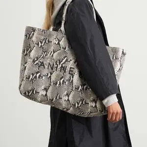 ANINE BING Leo Canvas Tote