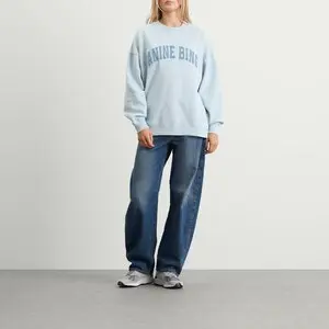 ANINE BING Miles Sweatshirt - Light Blue