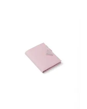 Prada Small Saffiano Leather Wallet - Alabaster