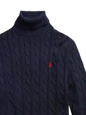 Polo Ralph Lauren Logo-embroidered Roll-neck Sweater
