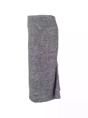 Max Mara Tweed Pencil Midi Skirt