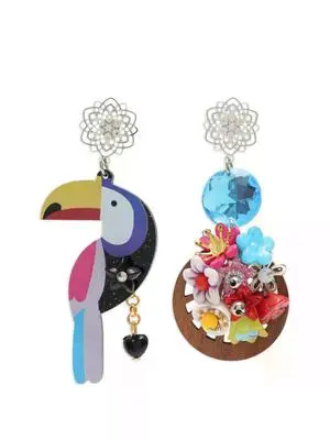 Amir Slama Silver Earrings